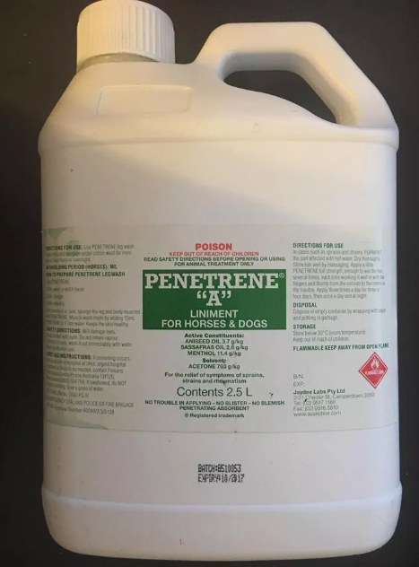 PENETRENE LINIMENT 2.5LT – Racing Supplies
